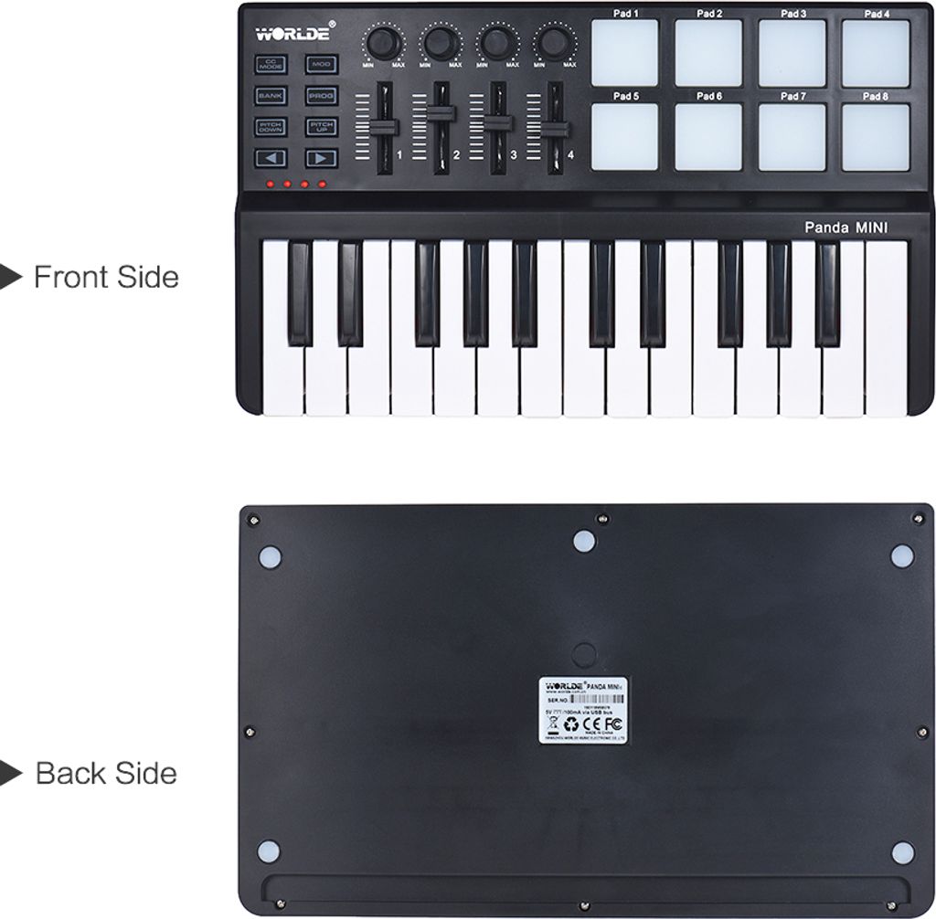 WORLDE Panda MINI 25-Tasten-Ultra-Portable | Kaufland.de
