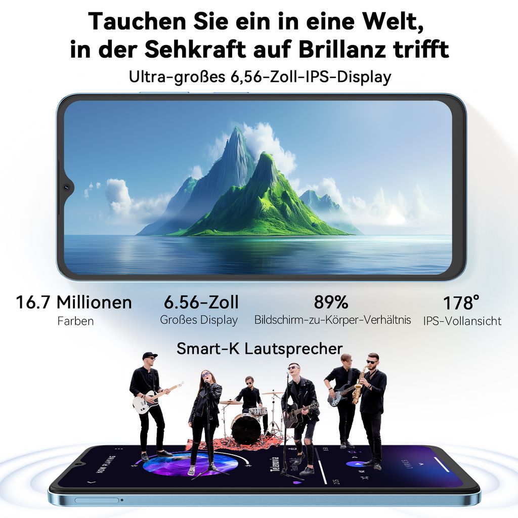 OSCAL FLAT 2C Smartphone ohne Vertrag, 6.56" | Kaufland.de