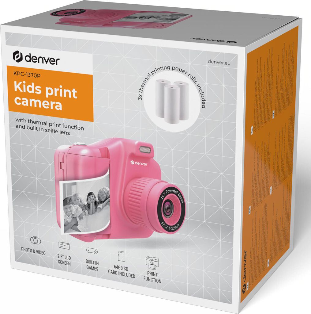 Denver KPC-1370P Pink Sofortbildkamera | Kaufland.de