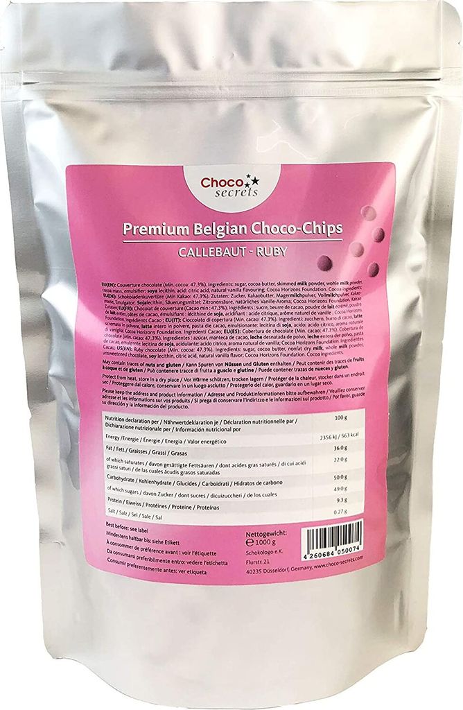 CHOCO SECRETS | Callebaut Ruby Schokolade, | Kaufland.de