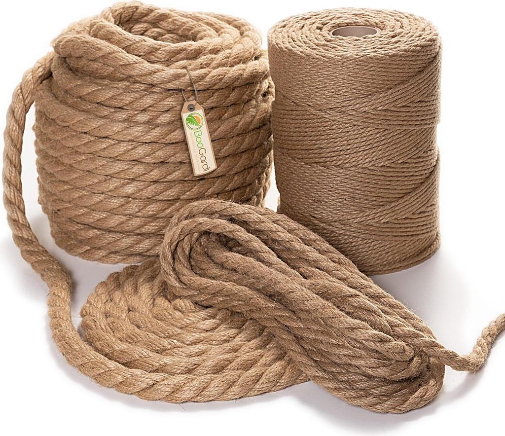 Corde de jute Ø 8mm longueur 10m en différentes épaisseurs