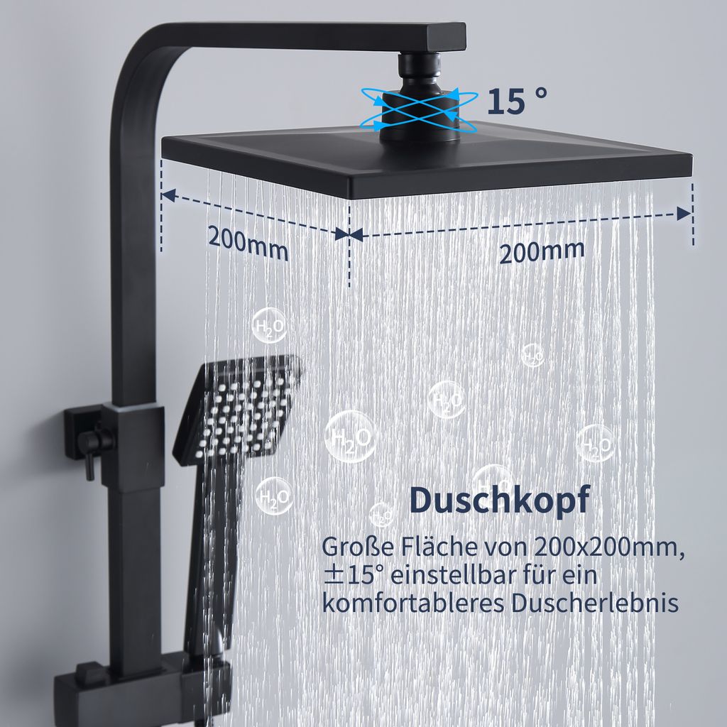 Regendusche Ohne Armatur