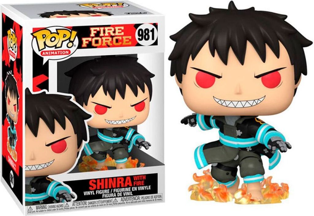 FUNKO POP! - Animation - Fire Force Shinra with Fire #981