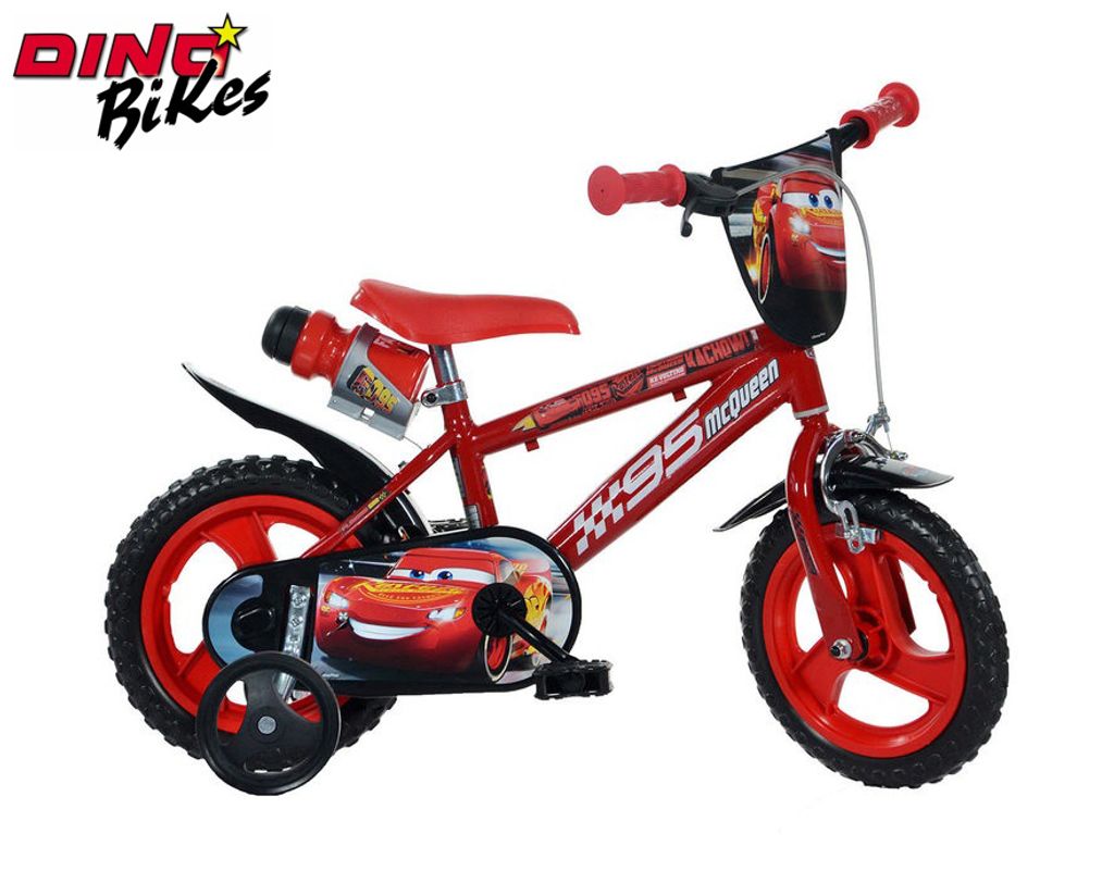 Dino Bikes Detské bicykle Cars 3 Red 12" DINO356017