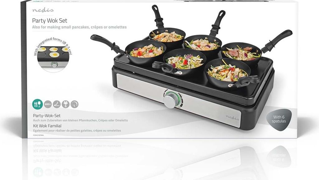 Party-Wok-Set | Grill | 6 Personen | Spatel | | Kaufland.de