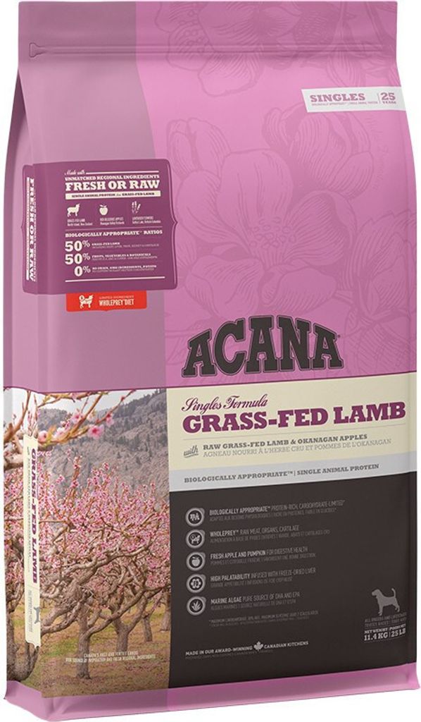 Acana Singles Grass-Fed Lamb 11,4 kg | Kaufland.cz