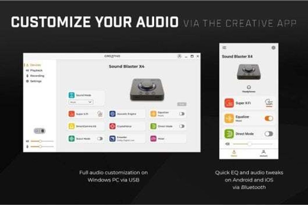 CREATIVE Sound Blaster X4 HD 7.1 USB DAC | Kaufland.cz