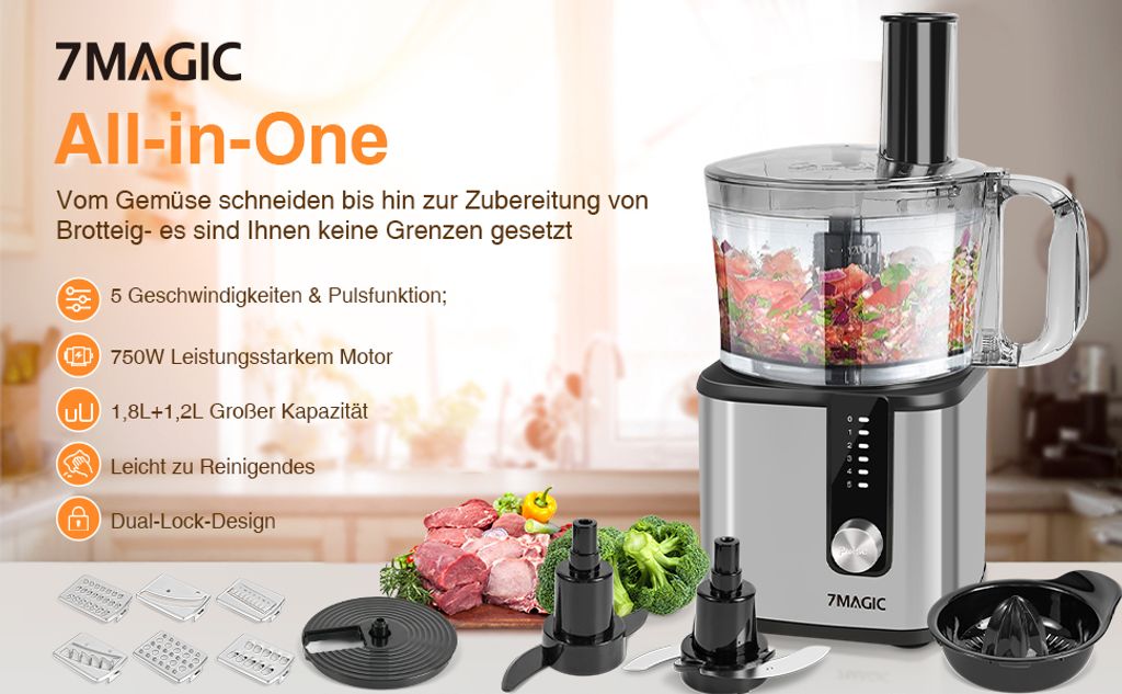 7MAGIC 9-in-1 Multifunktions-Küchenmaschine | Kaufland.de