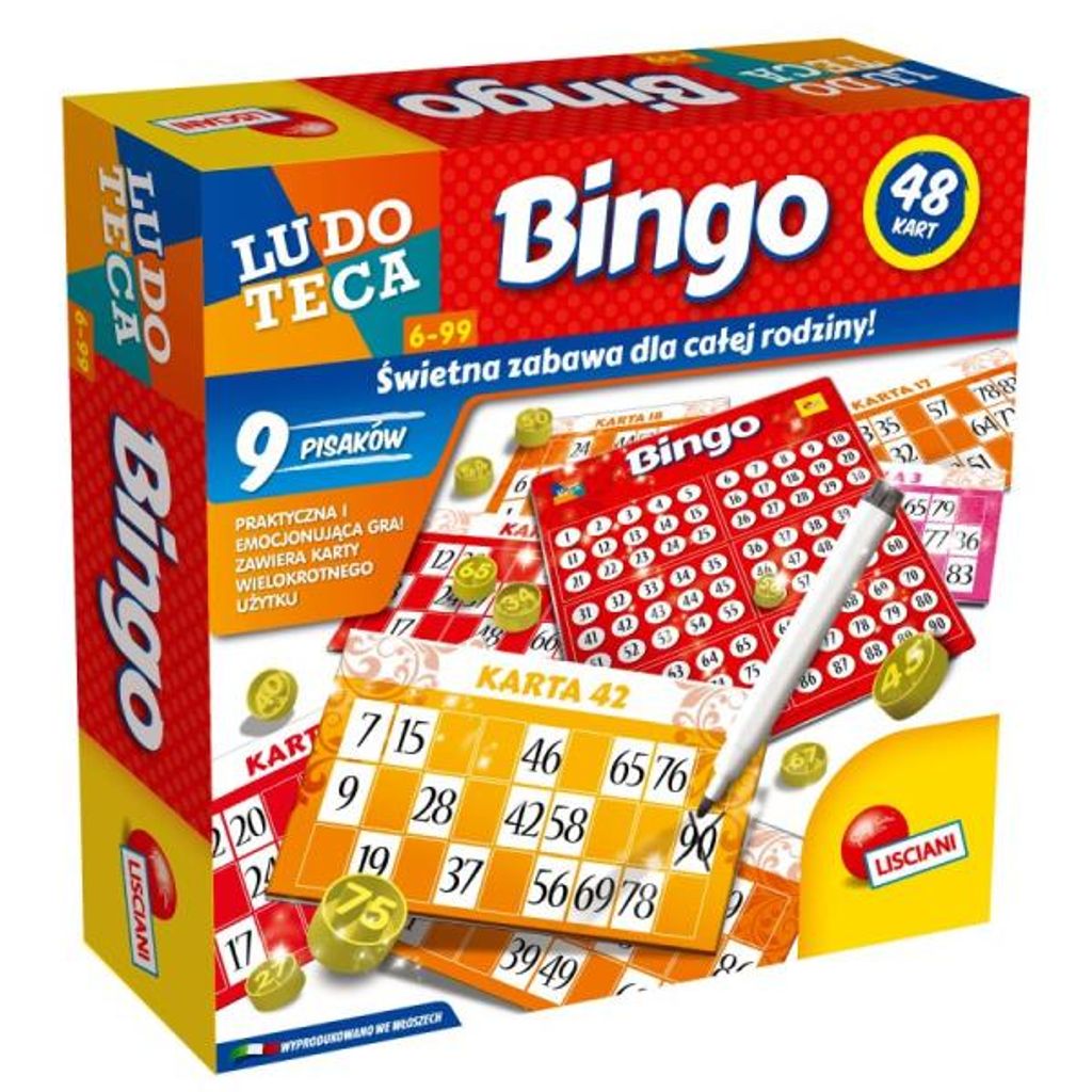 Klasická rodinná hra Bingo Ludoteca Lisciani | Kaufland.sk