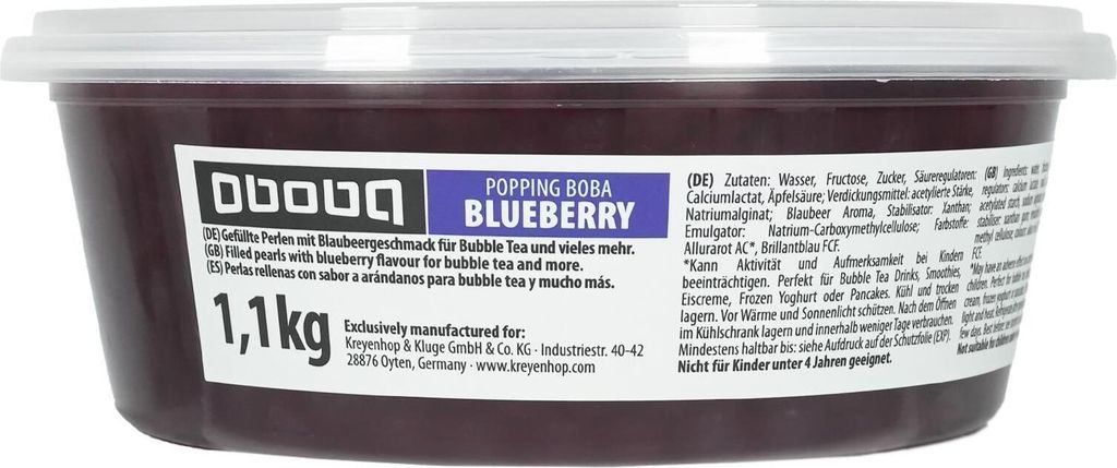 Oboba Popping Boba Blueberry 1,1kg | Gefüllte | Kaufland.de