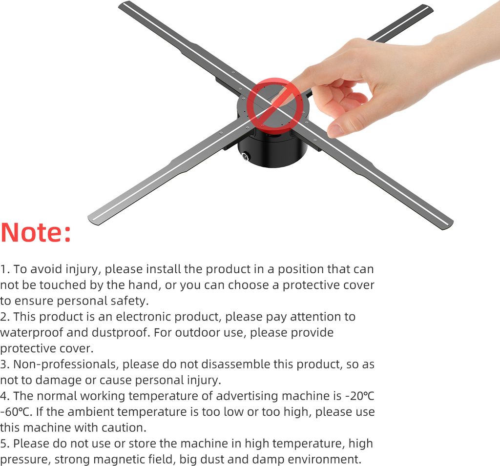 P62 3D hologramový projektor, reklama, | Kaufland.cz