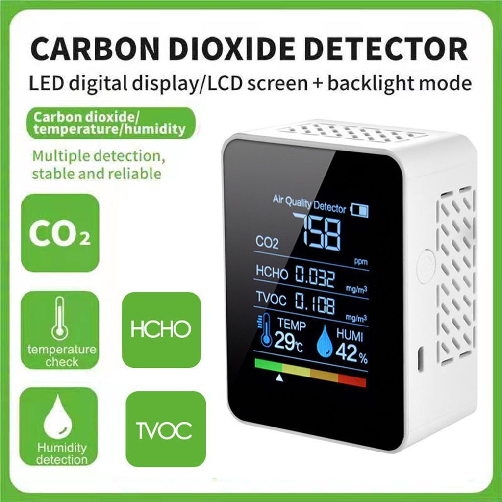 5 in1 CO2-Messgerät Kohlendioxid-Detektor | Kaufland.de