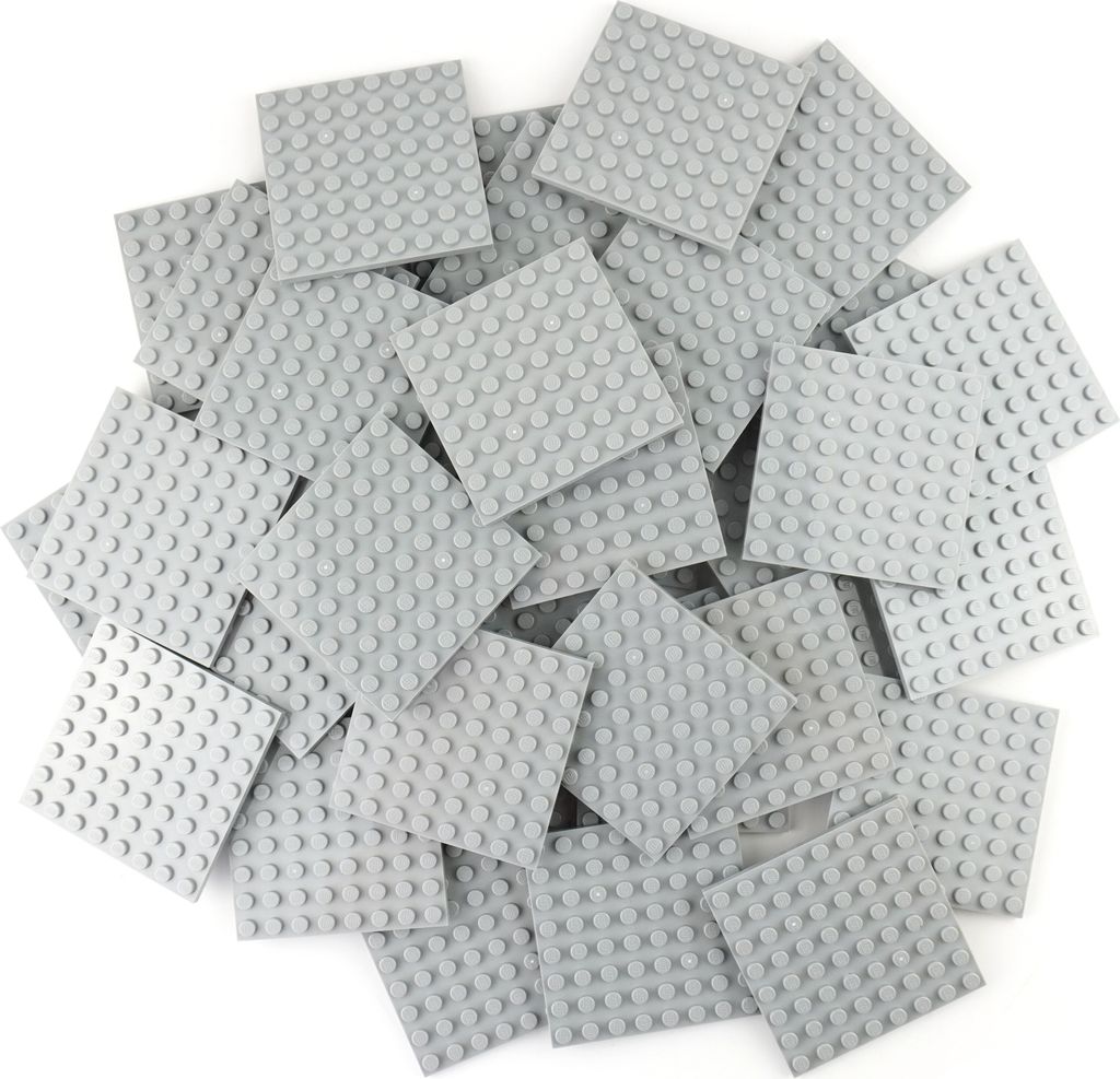 LEGO® 8x8 Platten Bauplatten Hellgrau - 41539 NEU! Menge