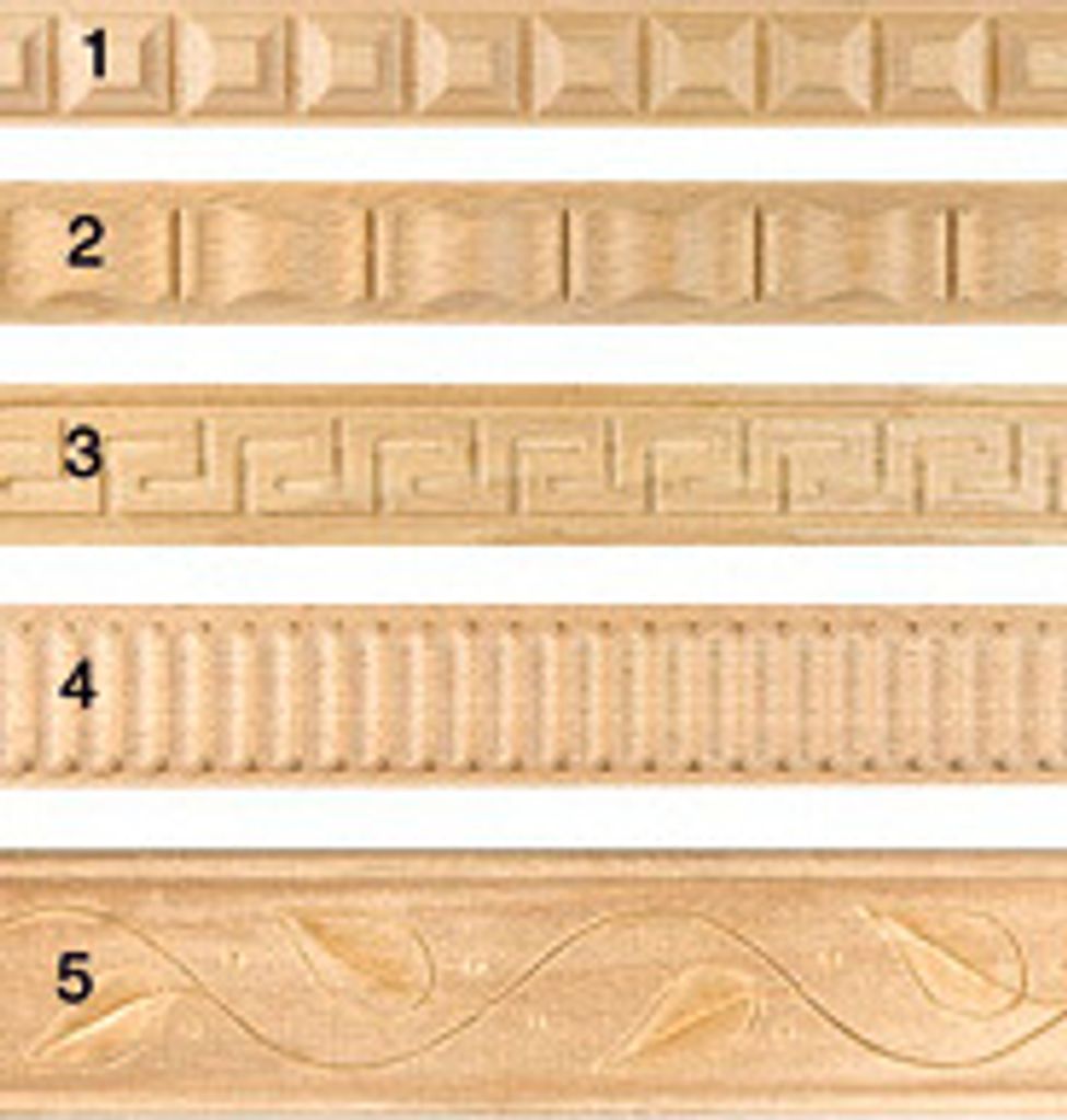 Selva Zierleiste Holz unbehandelt zum Gestalten