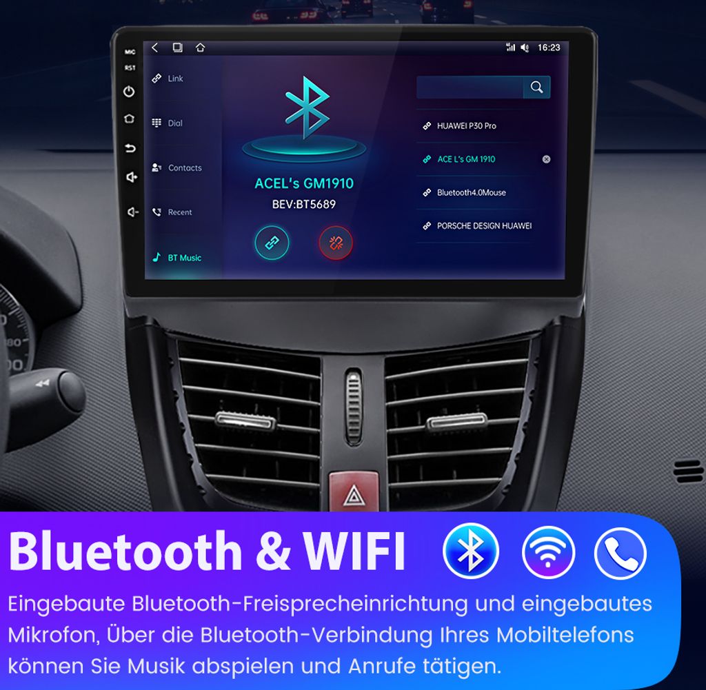 9 Zoll 2+32G Android12 GPS NAVI Für Peugeot | Kaufland.de