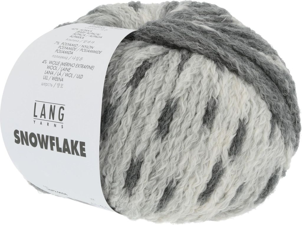 Lang Yarns - Snowflake 0024 grau Wolle | Kaufland.de