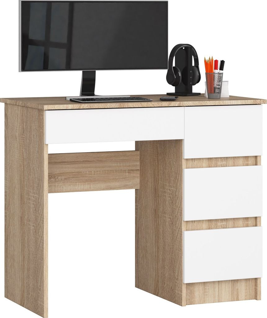 PC-Schreibtisch AKORD A7 rechts Sonoma-Eiche | Kaufland.de