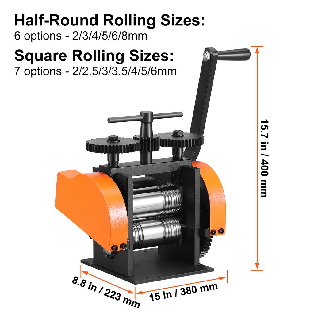 VEVOR 3 v 1 ruční válcovací stroj 45 mm | Kaufland.cz