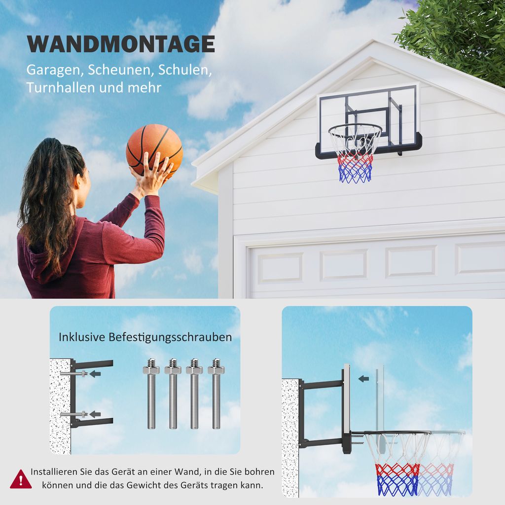SPORTNOW Basketballkorb mit Rückwand für | Kaufland.de
