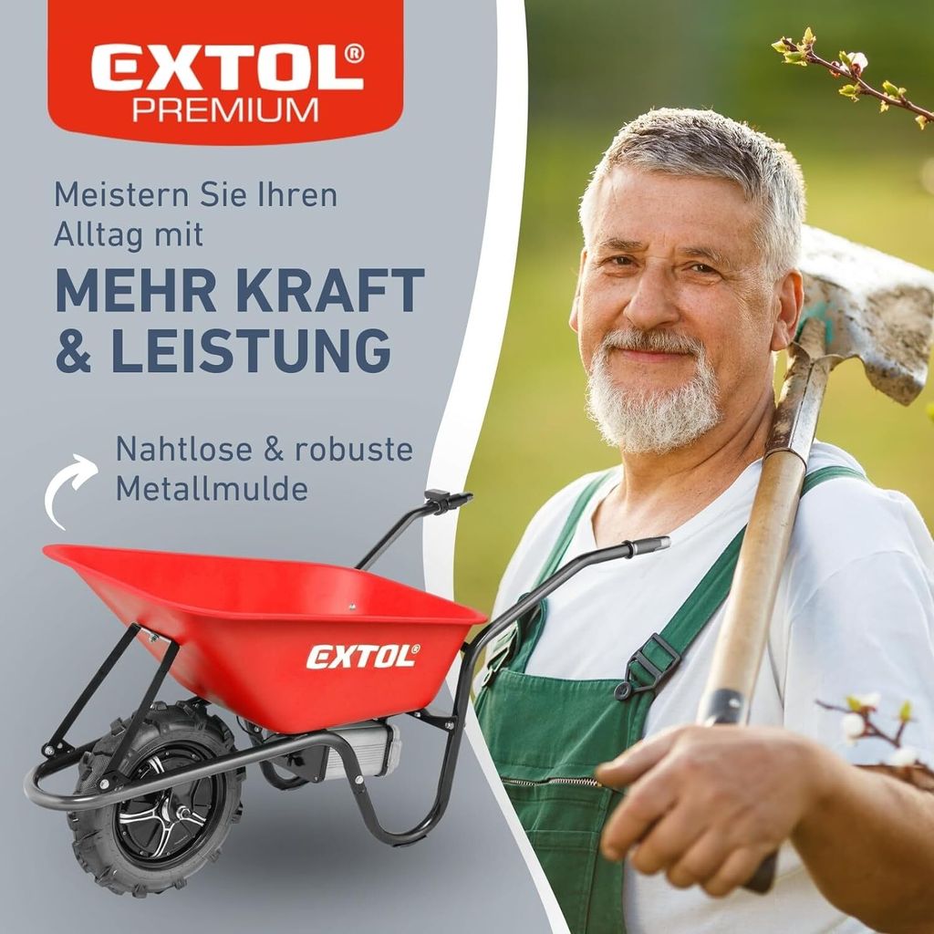 Extol Premium Elektrische Schubkarre mit Akku | Kaufland.de