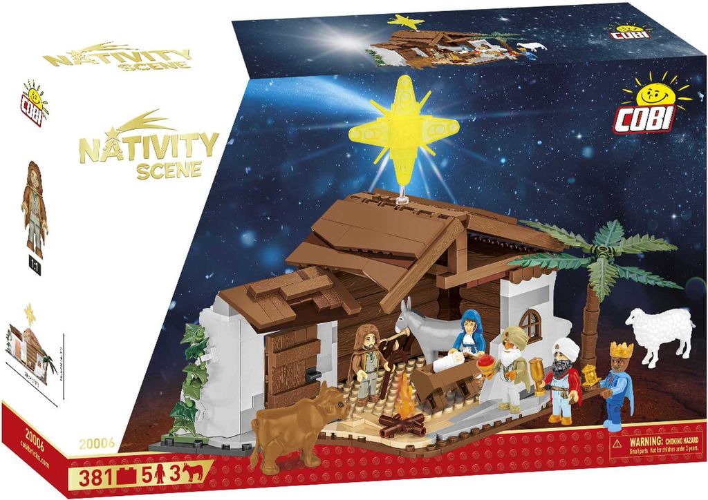 COBI NATIVITY set Scéna 370kl 20006 Spojovací kostky
