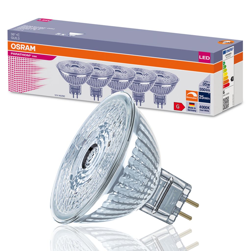 5er Pack Osram LED Spot STAR MR16 36° 4.9W | Kaufland.de