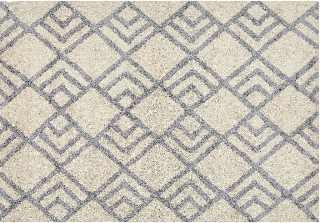 BELIANI Koberec Béžový Bavlna 160 x 230 cm | Kaufland.cz