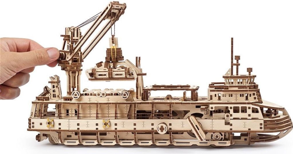 Výzkumné plavidlo UGEARS 3D puzzle | Kaufland.cz