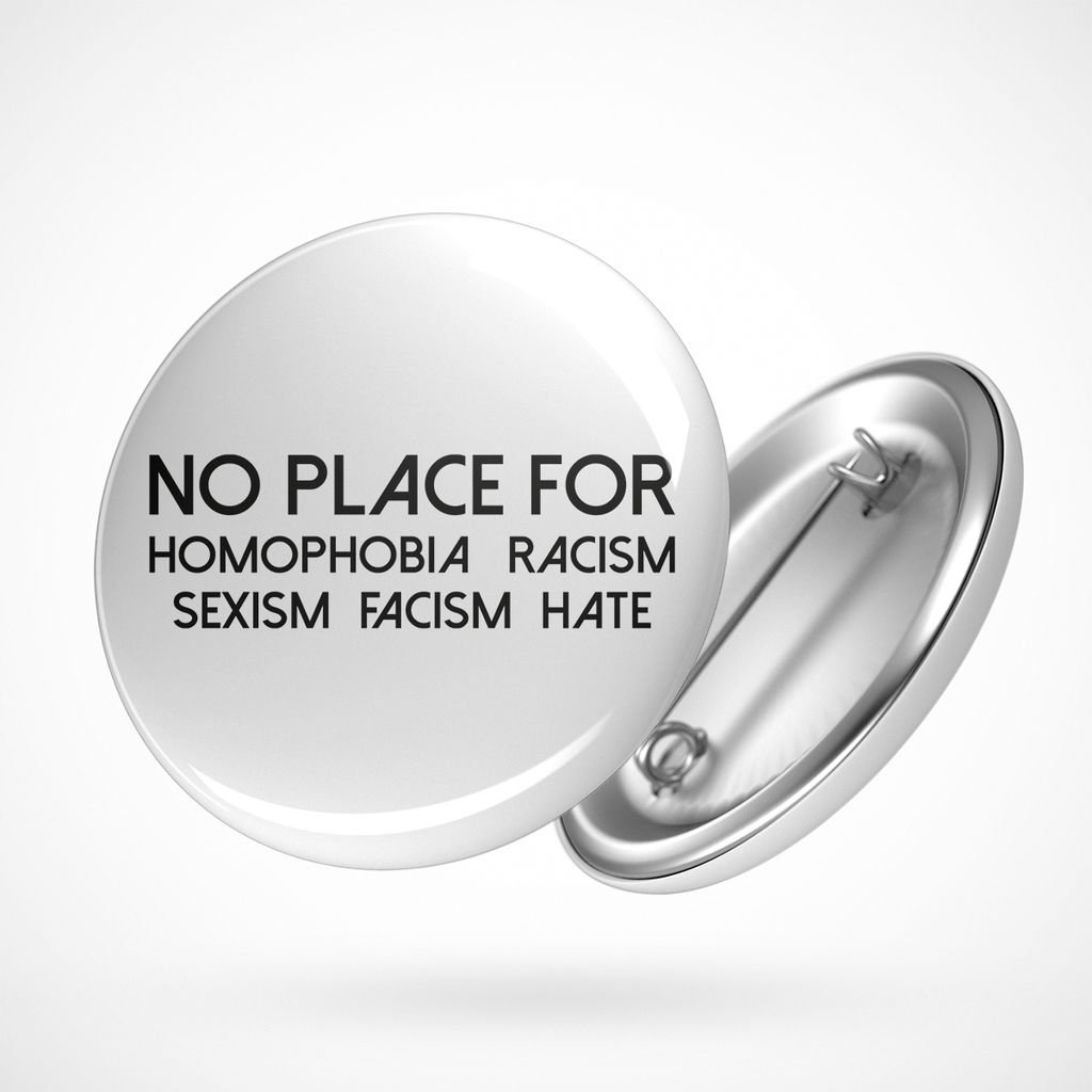 Button No Homophobia Racism Hate Anstecker | Kaufland.de
