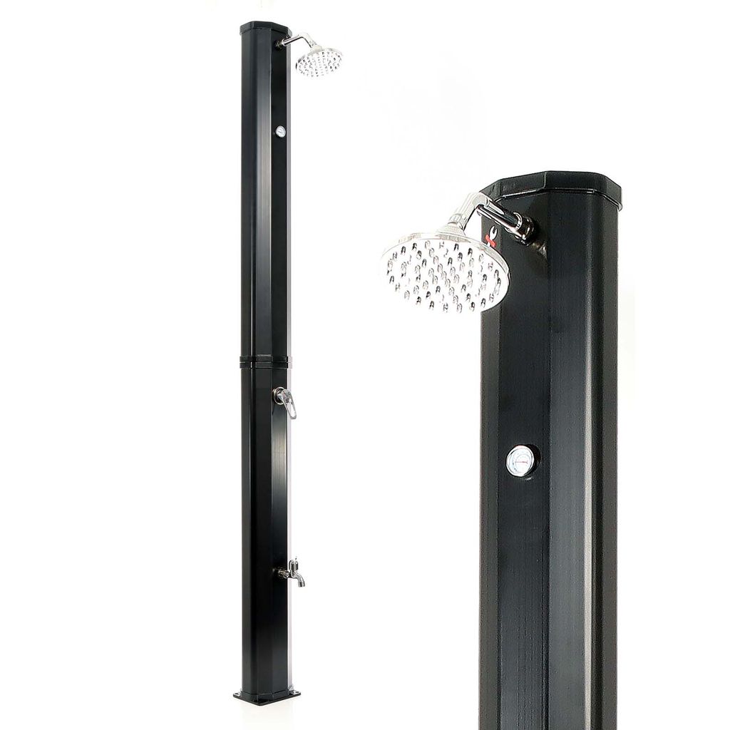 Solardusche Gartendusche Pool Dusche Schwarz | Kaufland.de