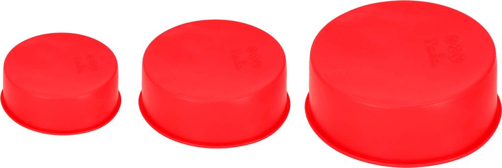 Silikon Backformen 3 Stück Flexibel Rundform | Kaufland.de