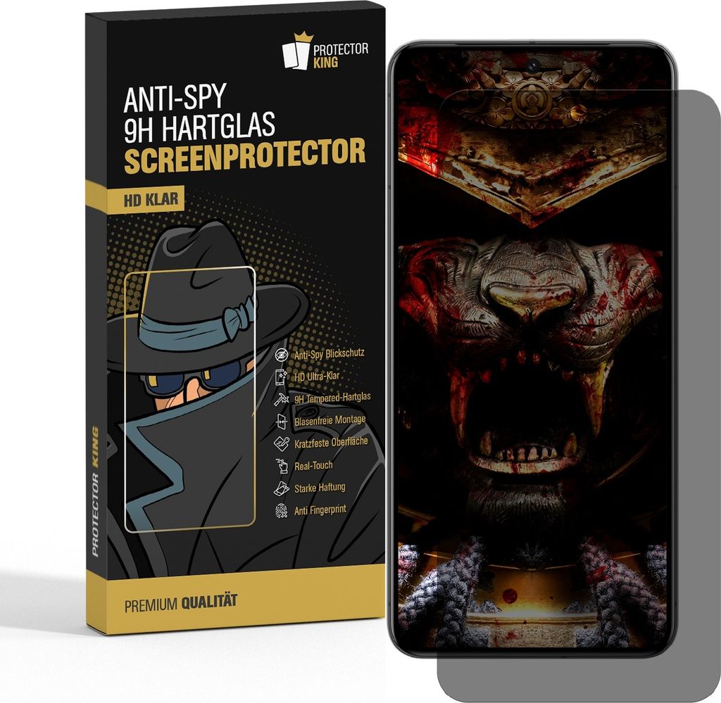 1x Blickschutz 9H Panzerglas für Xiaomi 15T Pro Anti-Spy