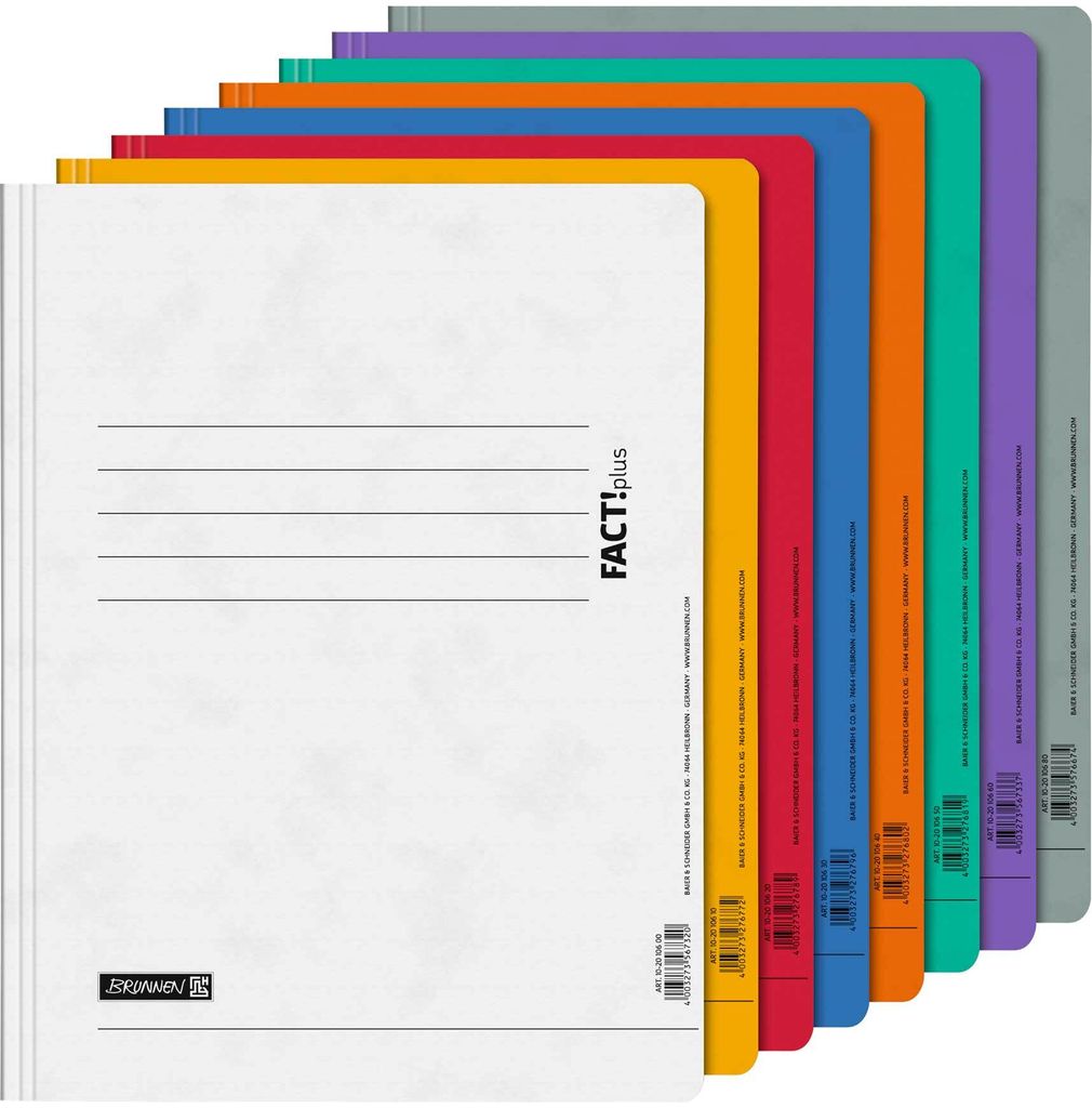 8 BRUNNEN Schnellhefter FACT!plus Karton | Kaufland.de