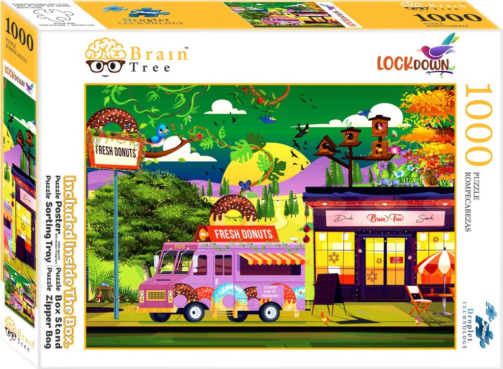 Brain Tree Puzzle Po zavření 1000 dílků | Kaufland.cz