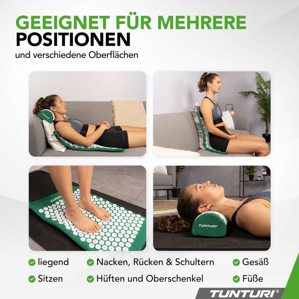 Tunturi Akupressurmatte mit Kissen - | Kaufland.de