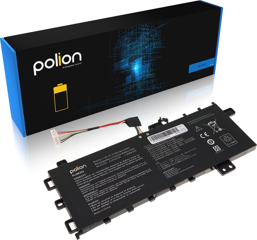 Original POLION Akku für ASUS VivoBook 4150mAh Laptopakkus