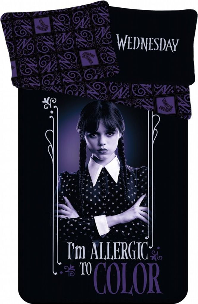 Sada povlečení Wednesday "Color" 140x200 cm + | Kaufland.cz