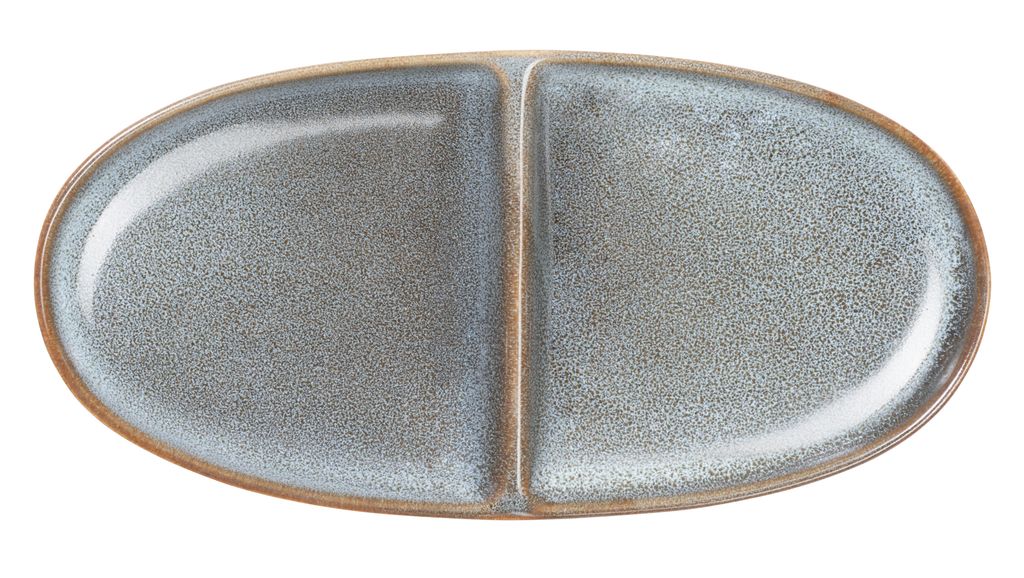 Aperitifteller 2-geteilt oval 20x10cm/H.2,2cm | Kaufland.de