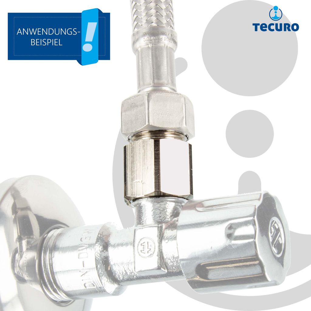 tecuro Rückflussverhinderer 3/8 AG x 3/8 Zoll | Kaufland.de