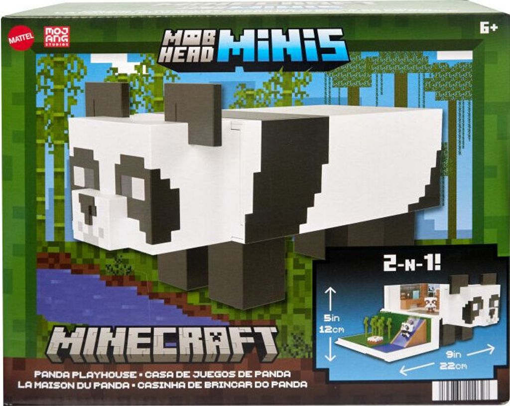 Minecraft Mini mob head panda herní dům HLL25 | Kaufland.cz