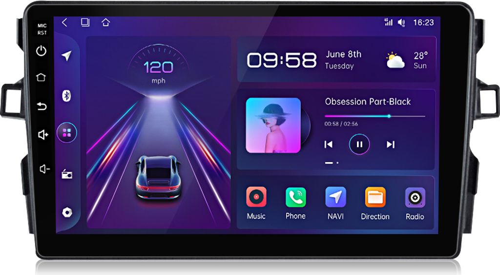 Carplay 9''2+32G Andriod 12 GPS NAVI BT Für | Kaufland.de