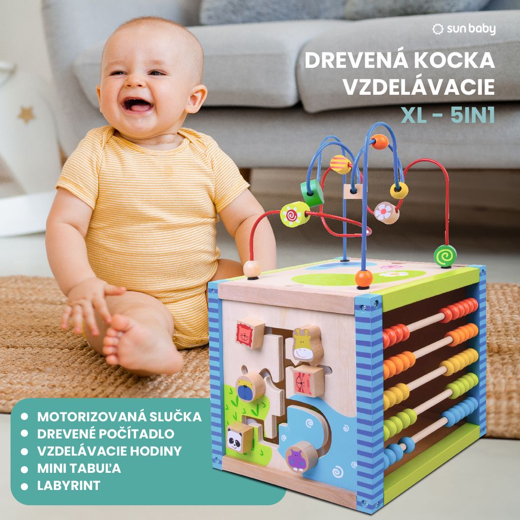 Motorická kocka Multifunkčná kocka s | Kaufland.sk