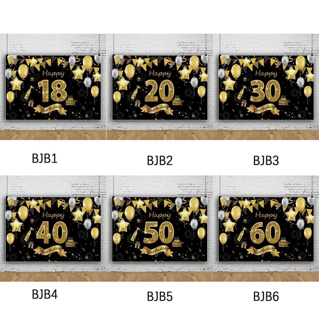 120*80cm Schwarzgold 60 Geburtstag | Kaufland.de