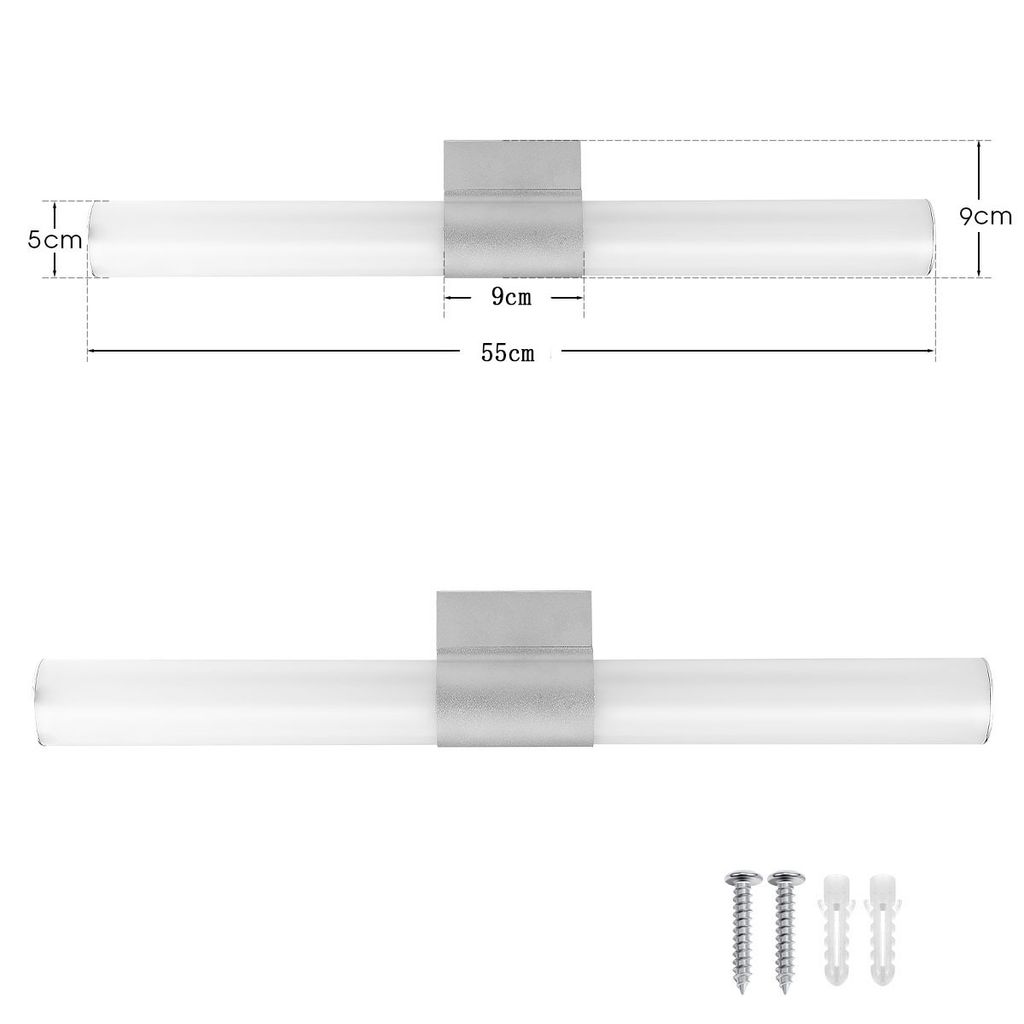 Oyajia LED Spiegelleuchte 22W, Warmweiß, | Kaufland.de