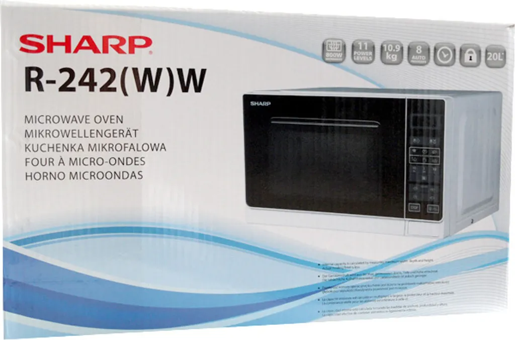 Sharp R-242 WW Solo Mikrowelle weiss | Kaufland.de