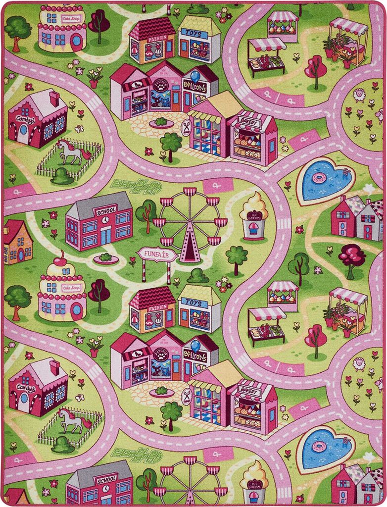 Straßenteppich Kinderspielteppich Mädchen 133 | Kaufland.de