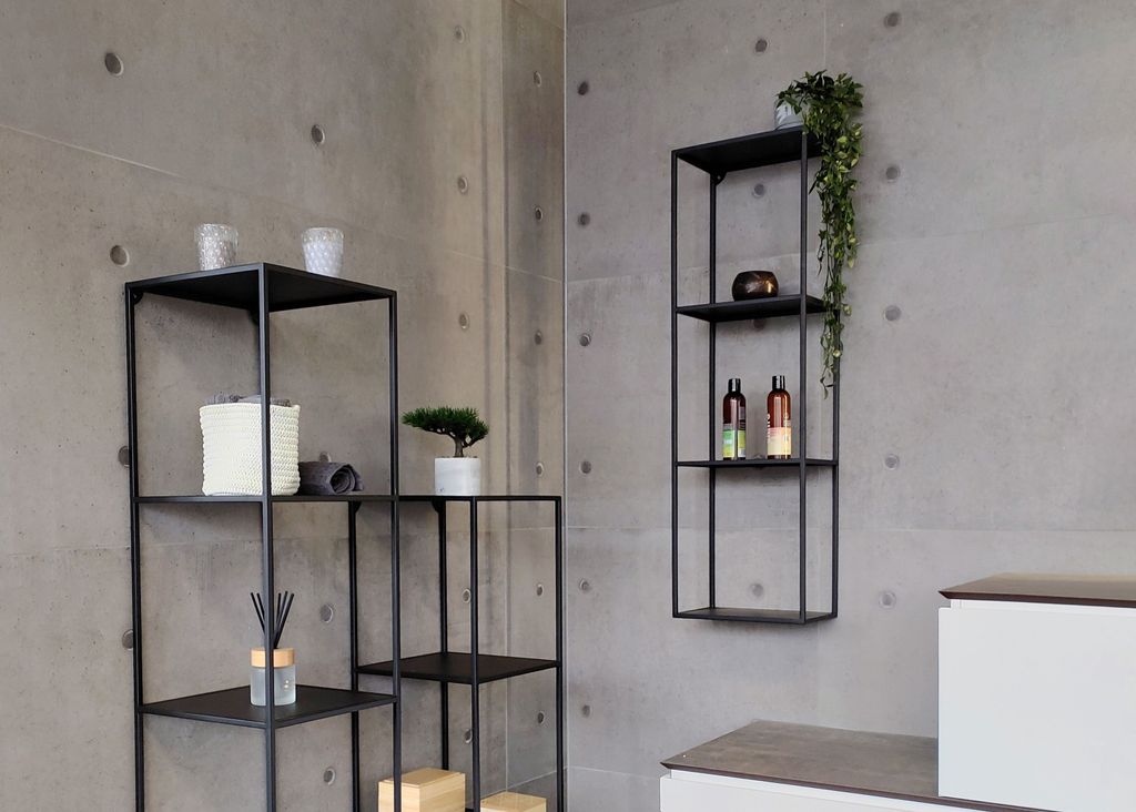 Metallregal aus Edelstahl - Badregal Schwarz | Kaufland.de