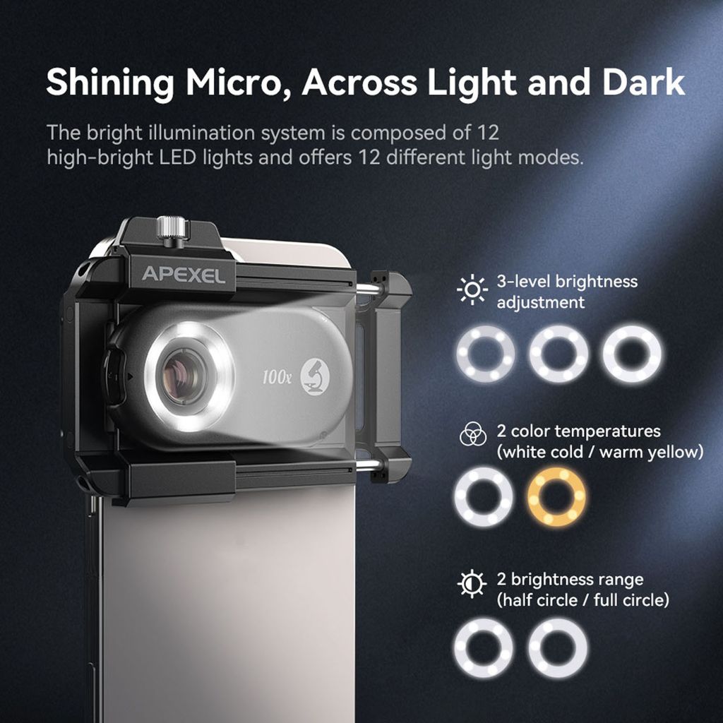 APEXEL APL-MS100 100X objektiv pro mikroskop | Kaufland.cz