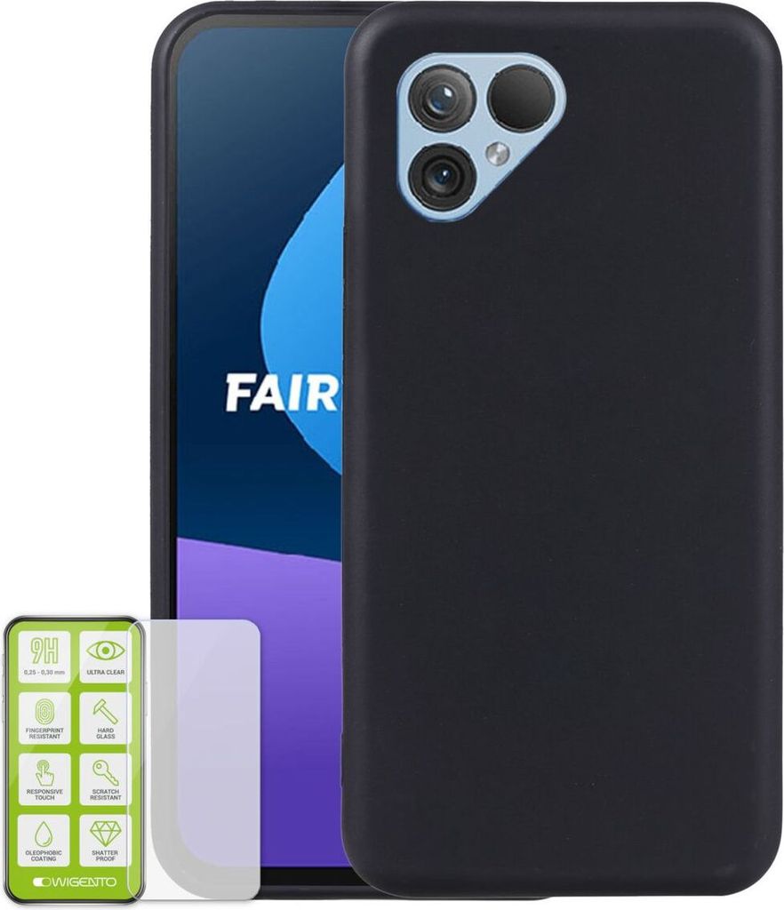 Für Fairphone 5 TPU Case Schwarz + 0,26 H9 | Kaufland.de