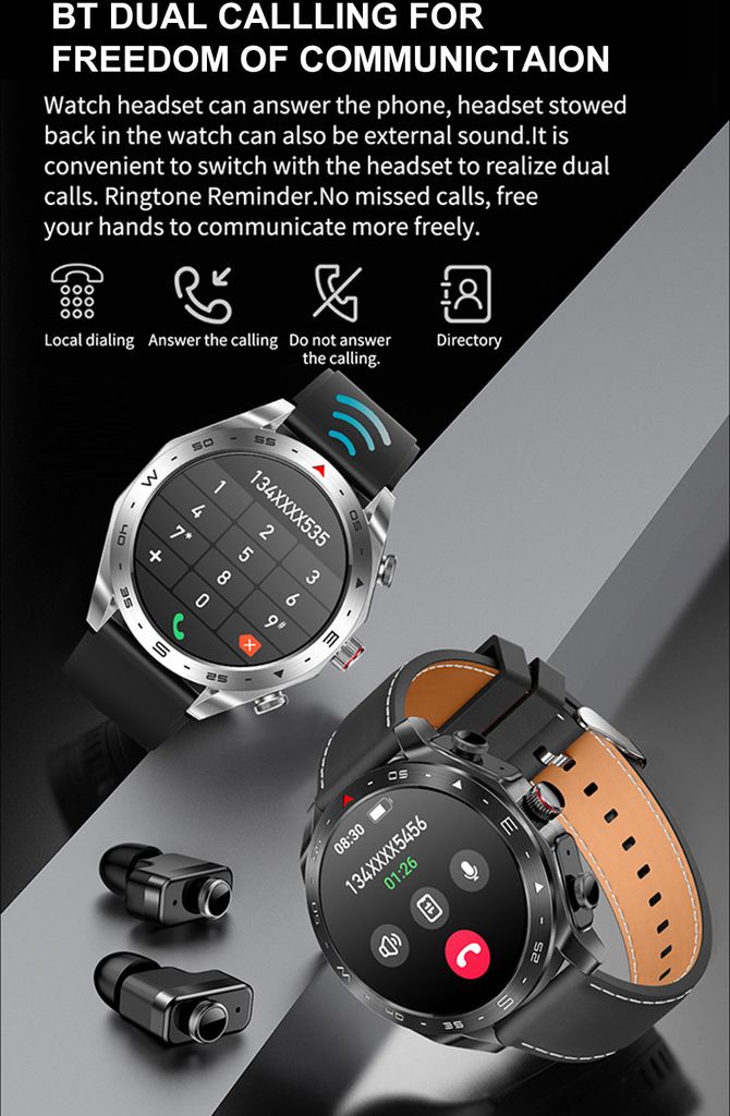 T95 Smartwatch, Bluetooth-Headset, 2-in-1, | Kaufland.de